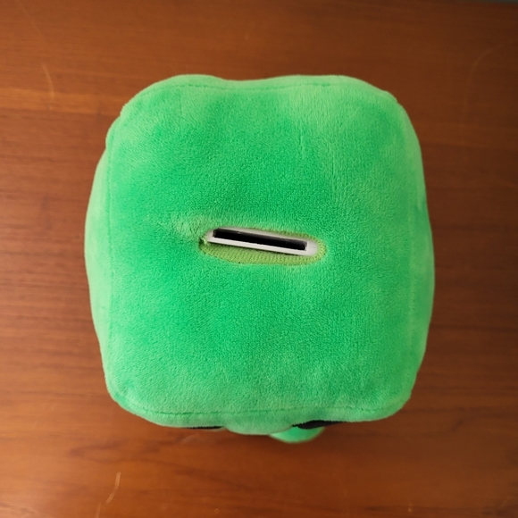 Other | Plush Minecraft Creeper Coin Bank Cut Tags And Minor Marks ...